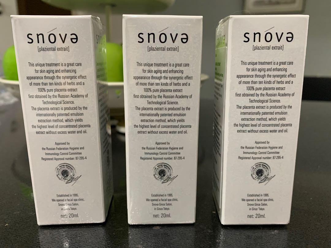 Snova Plaziental Extrait, Beauty & Personal Care, Face, Face Care on ...