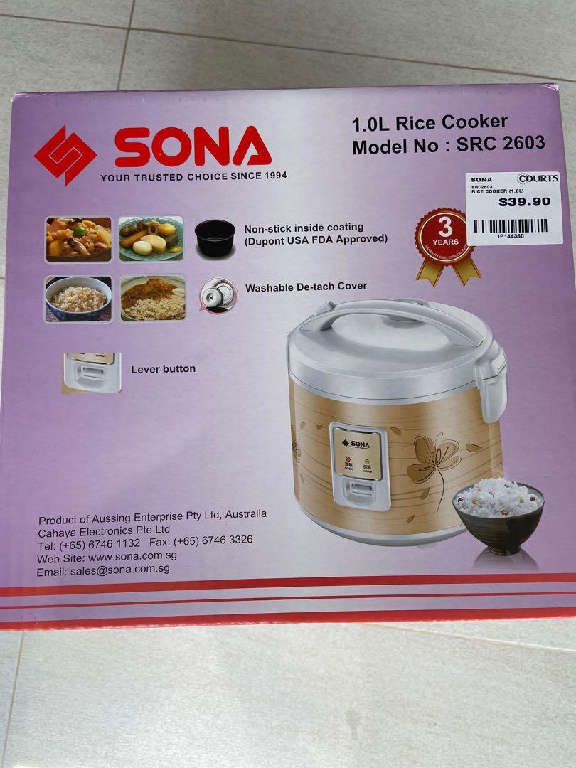 Sona Rice Cooker (1LITER), Furniture & Home Living, Kitchenware ...