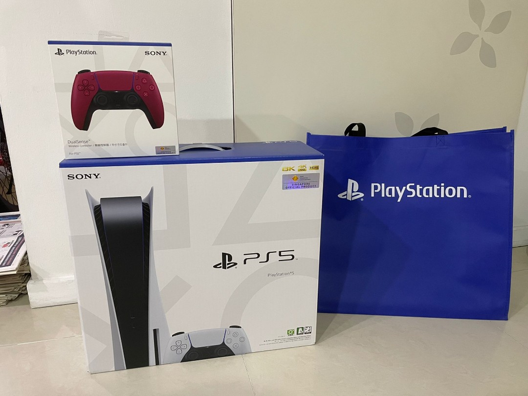 Sony PS5 disc version 825G, Video Gaming, Video Game Consoles ...