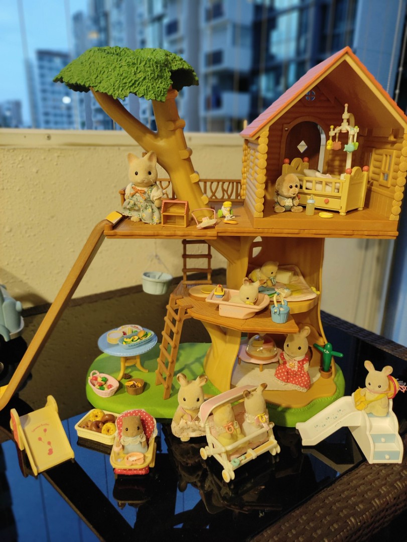 Sylvanian families tree house collectibles whole set, Hobbies & Toys ...