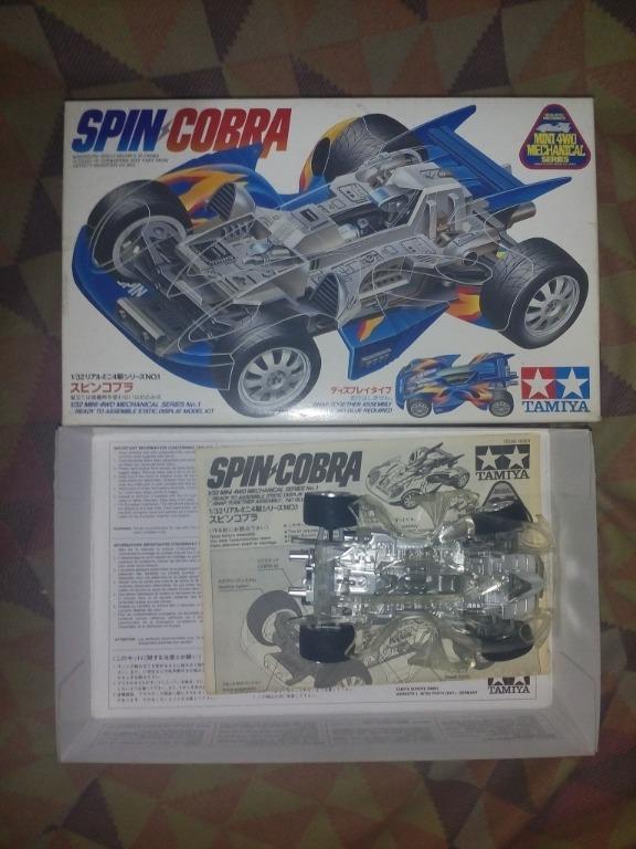 Tamiya Mechanical Mini 4WD Series Spin Cobra, Hobbies & Toys, Toys ...