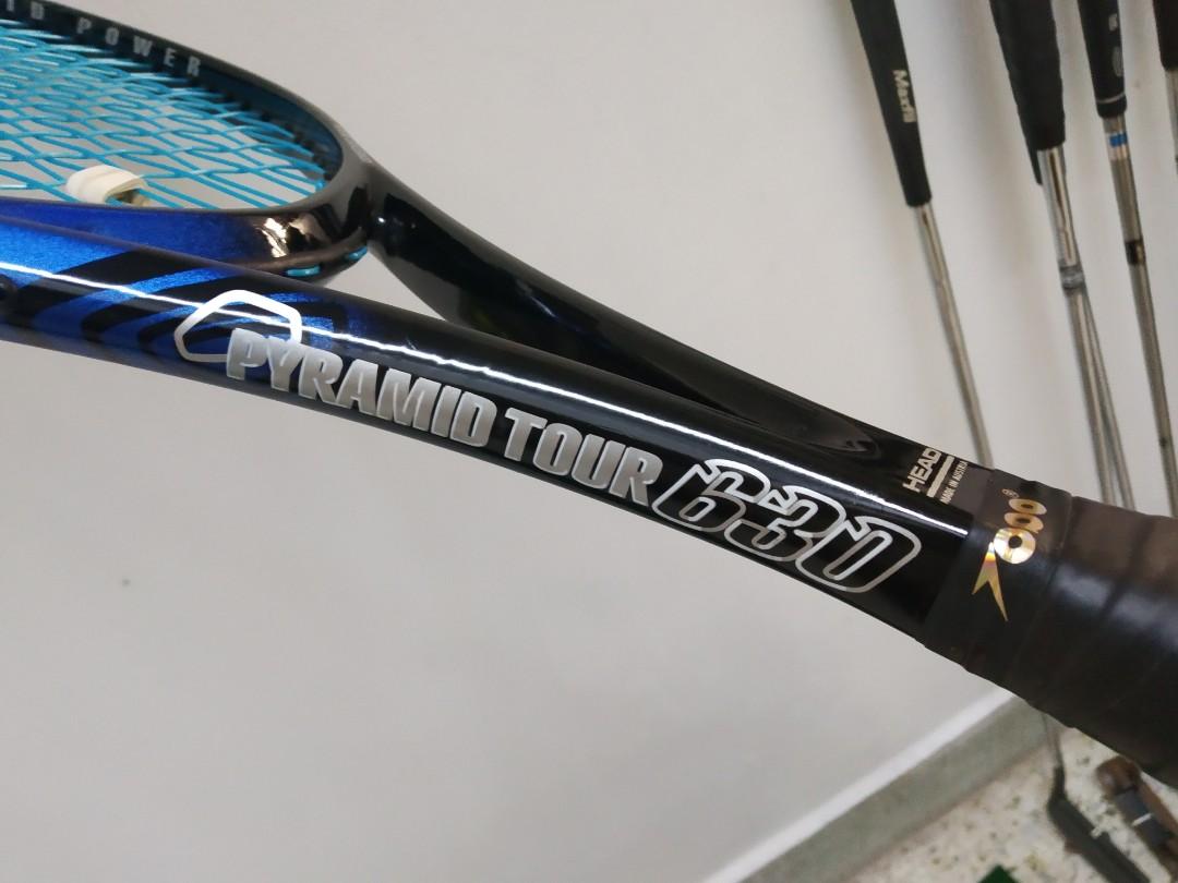 Tennis racket by Head Pyramid Tour 630, Sports Equipment, Sports ...