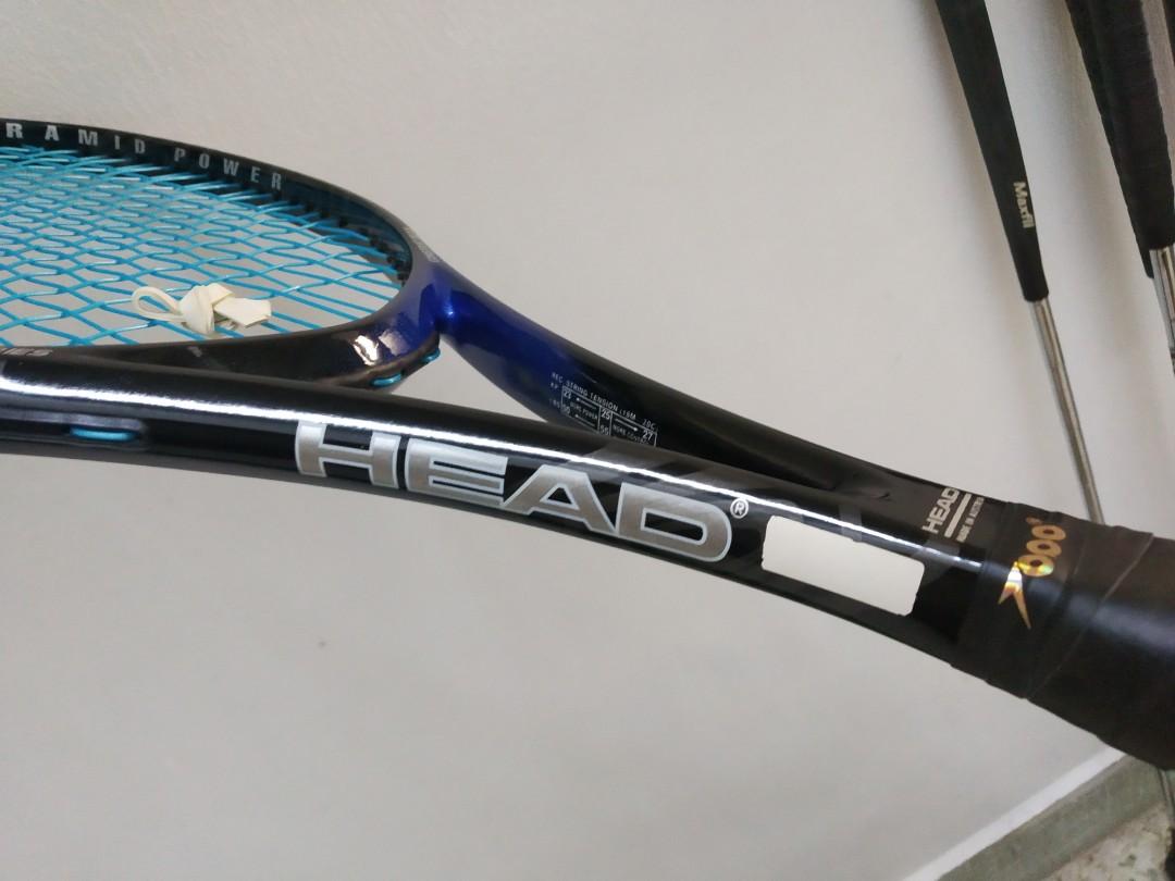 Tennis racket by Head Pyramid Tour 630, Sports Equipment, Sports ...