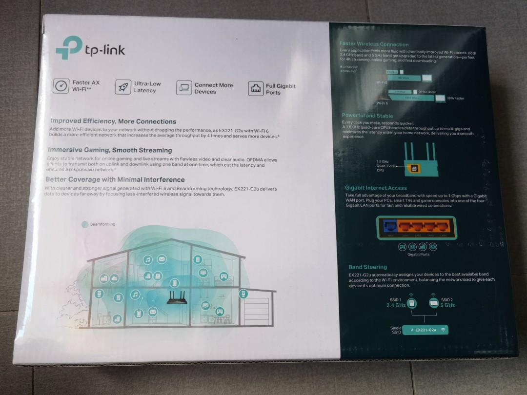 TP link AX-1800 Wifi-6 Dual band router, Computers & Tech, Parts ...
