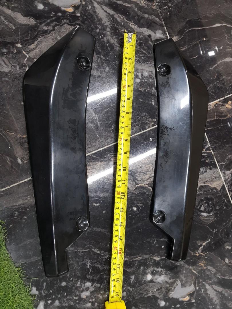 Universal Rear Diffuser Skirt, Car Accessories, Accessories on Carousell