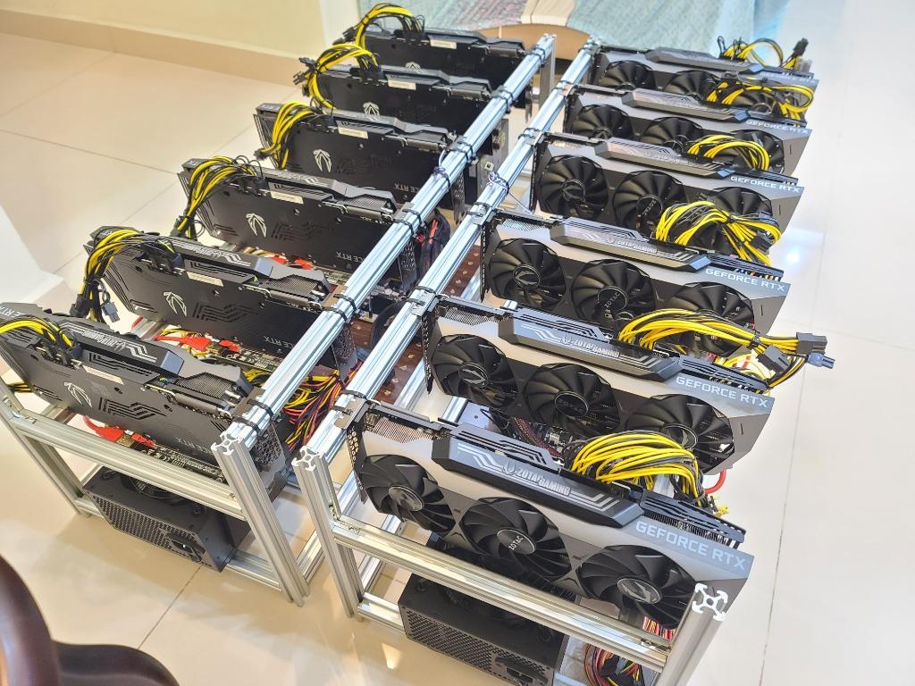 [up to 720mh] USED Zotac RTX 3090 MINING RIG - GPU ETHEREUM MINING RIG ...
