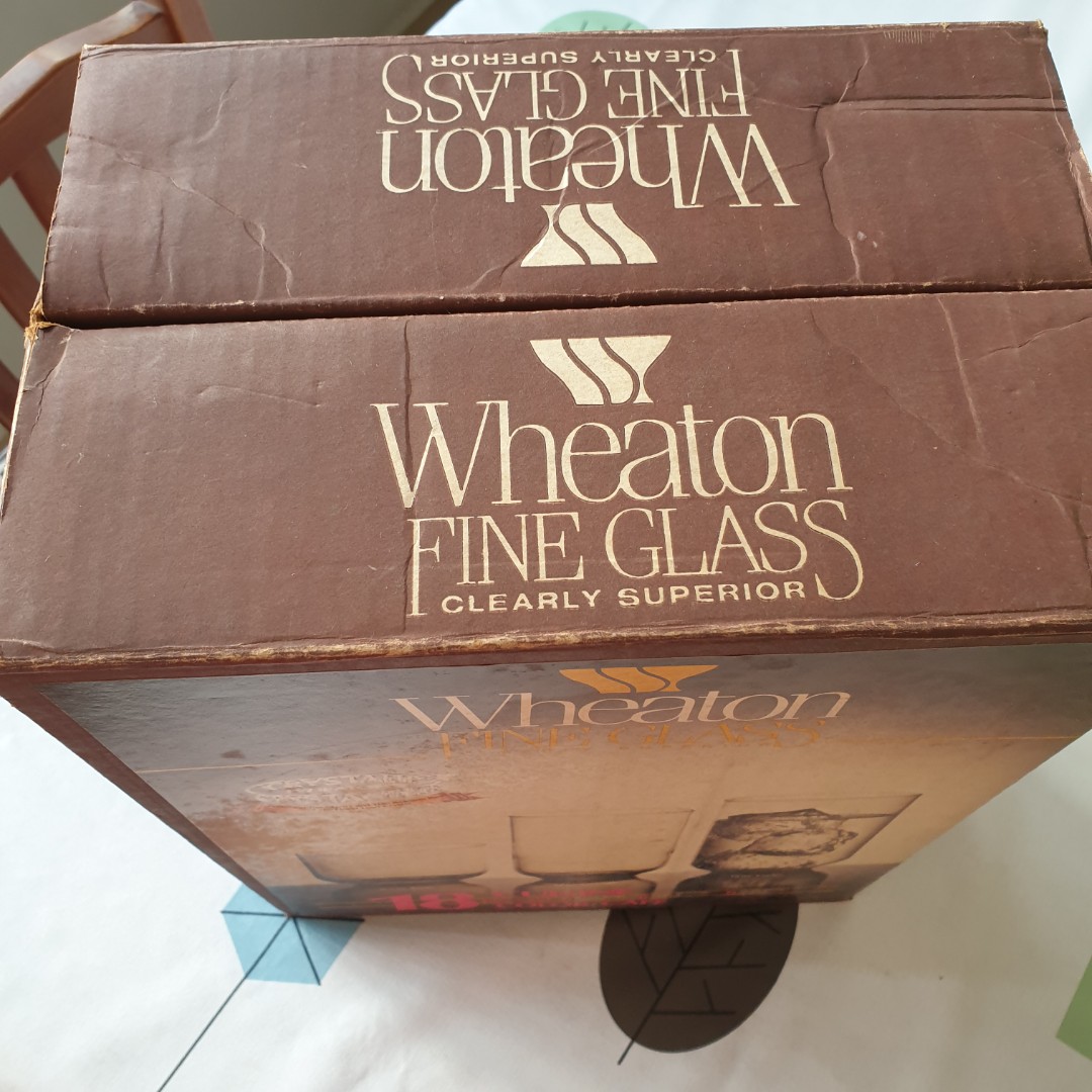 UsA famous Glassware WHEATON, Furniture & Home Living, Kitchenware ...