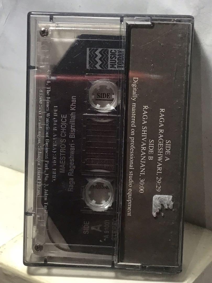 VINTAGE CASSETE TAPE Bismillah Khan - Shennai OOP KASET Anubis Indian Classical, Hobbies & Toys ...