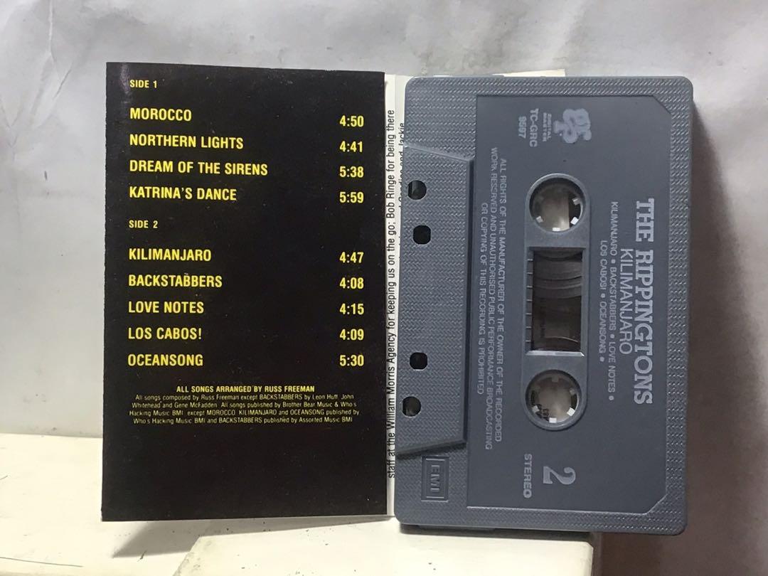 VINTAGE CASSETTE TAPE Rippingtons - Kilimanjaro OOP GRP KASET Anubis ...