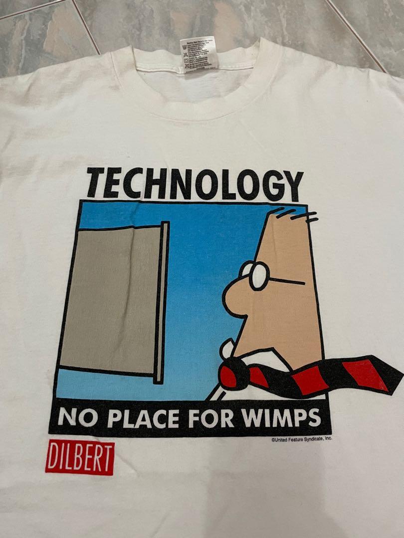 Vintage Dilbert cartoon t shirt, Men's Fashion, Tops & Sets, Tshirts ...