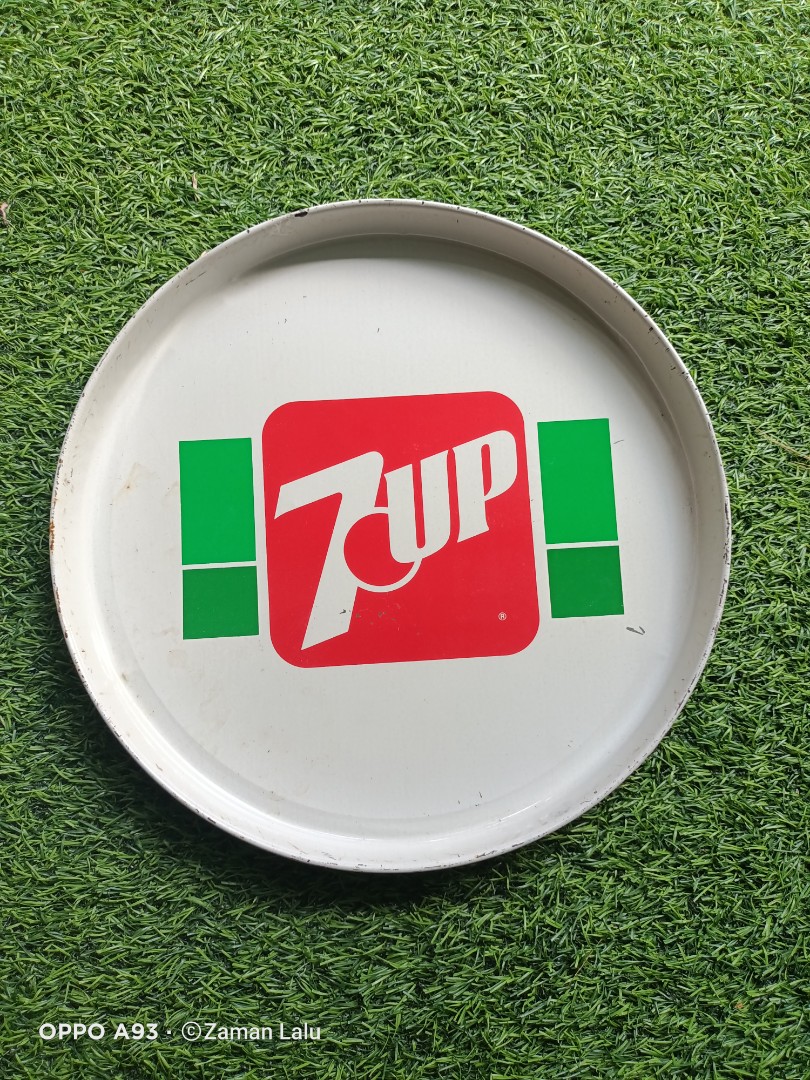 VINTAGE TRAY 7uP, Furniture & Home Living, Home Decor, Vases ...