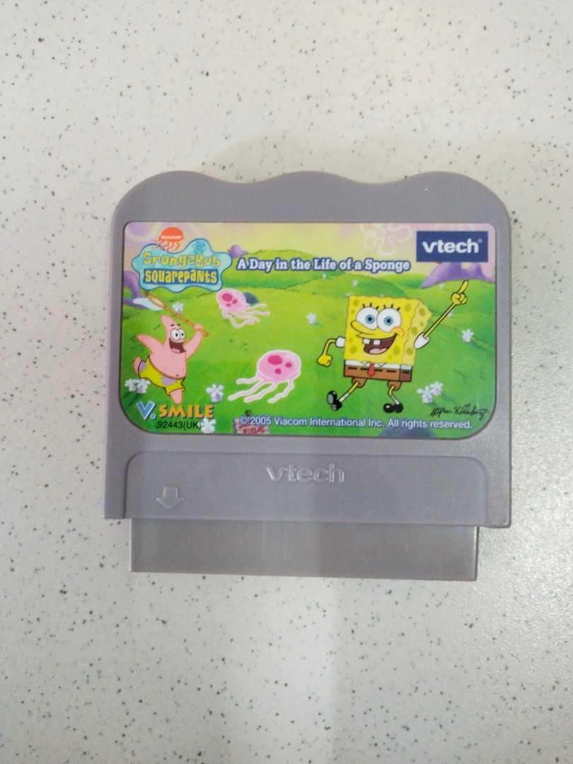 vtech v smile game cartridges - SpongeBob SquarePants, Hobbies & Toys ...