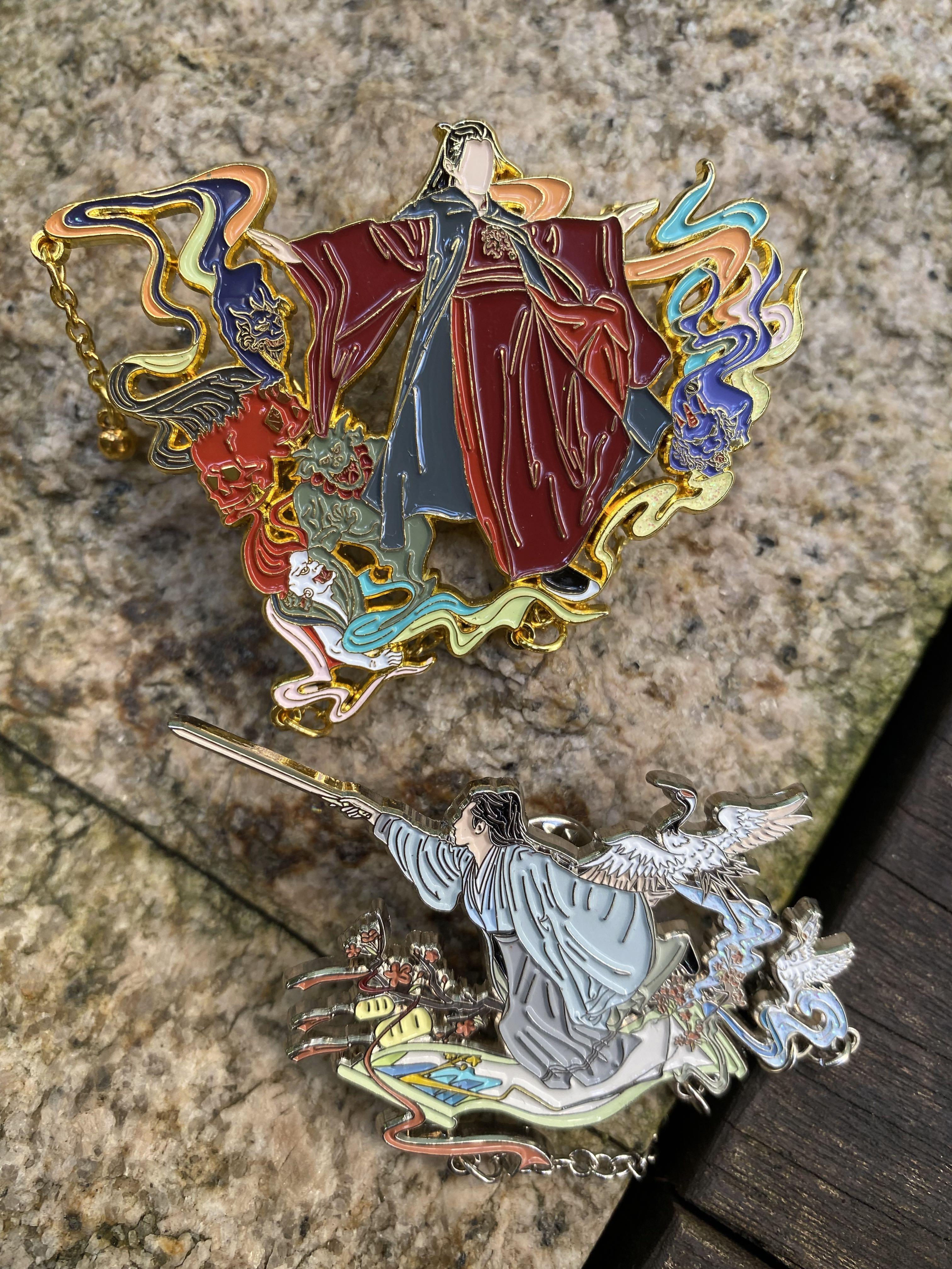 Word of Honour Enamel Pins Wen Kexing Zhou Zishu Zhang Zhe Han Gong Jun ...