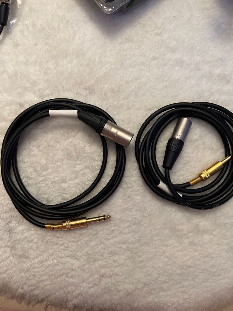 XLR Male to Quarter Inch, Hobbies & Toys, Music & Media, Music ...