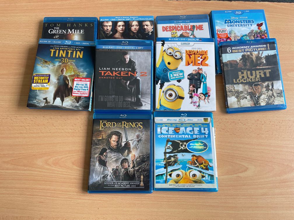 10 Blu ray disc, TV & Home Appliances, TV & Entertainment, Blu-Ray ...