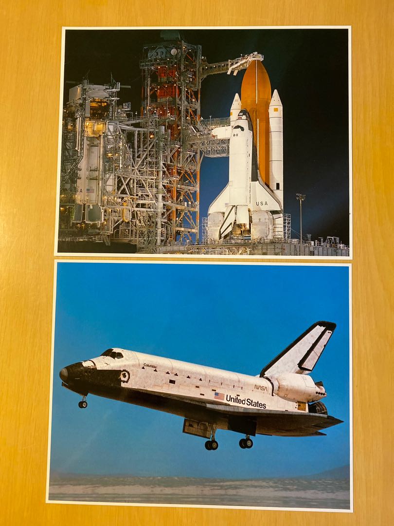 1990。 NASA Space Collection Poster, 興趣及遊戲, 收藏品及紀念品, 明星周邊 - Carousell