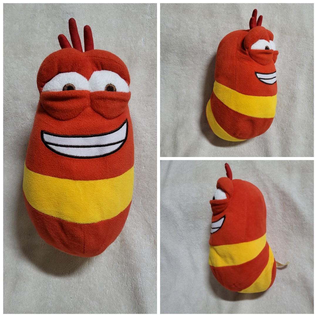Authentic Larva - Red the Caterpillar Beanie Plush Soft Toy, Hobbies ...