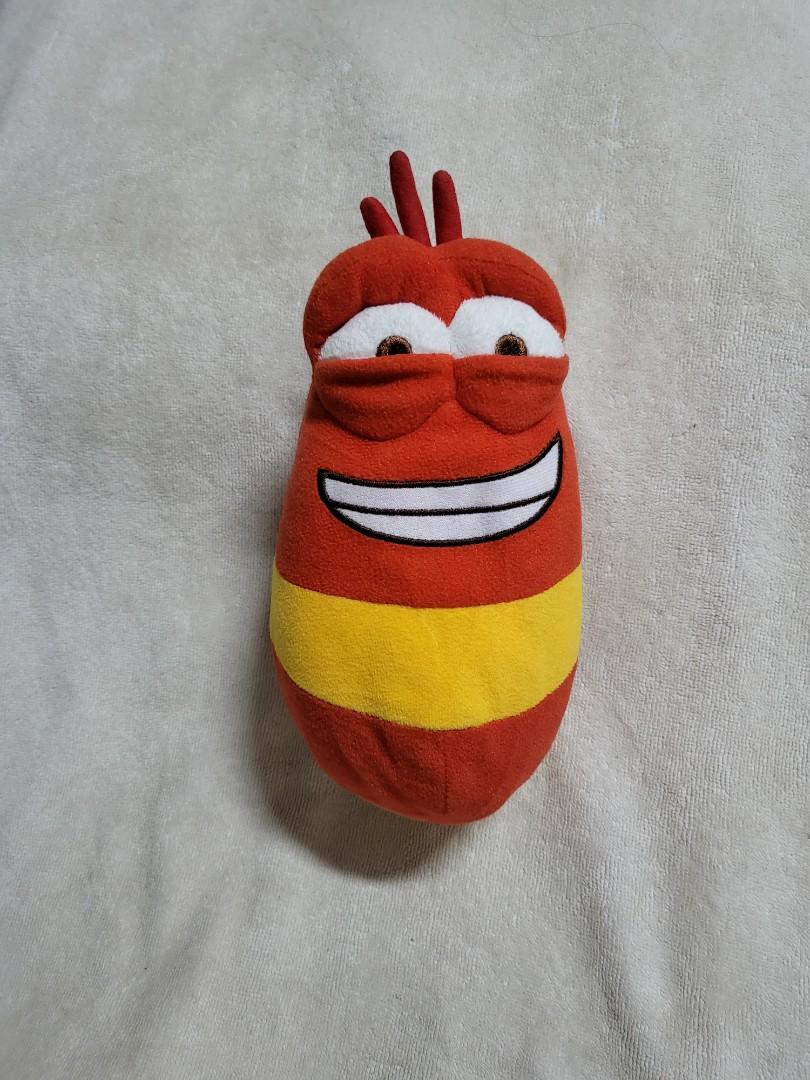 Authentic Larva - Red the Caterpillar Beanie Plush Soft Toy, Hobbies ...