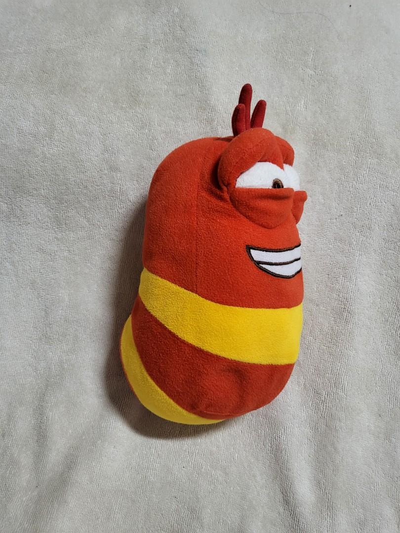 Authentic Larva - Red the Caterpillar Beanie Plush Soft Toy, Hobbies ...