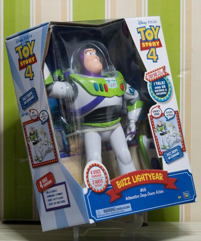 Buzz Lightyear with Interactive Drop-Down Action, Hobbies & Toys, Toys ...