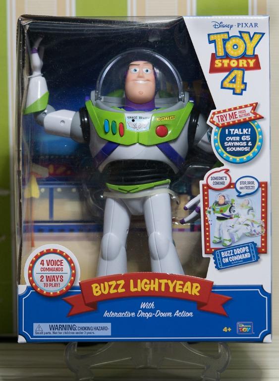 Buzz Lightyear with Interactive Drop-Down Action, Hobbies & Toys, Toys ...