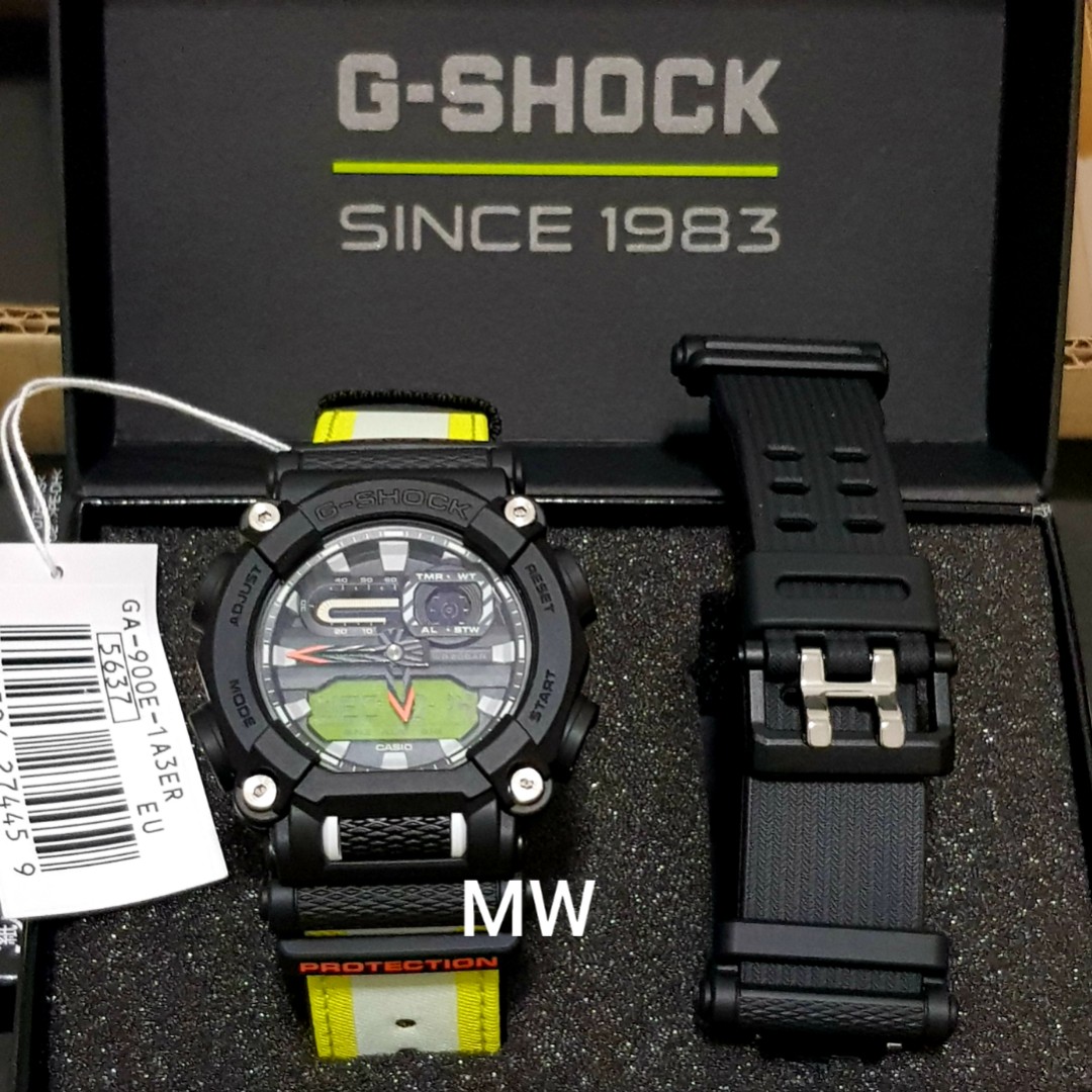 Casio G-Shock ga900 ga-900 ga-900e-1a3 graphics engraved tough ...