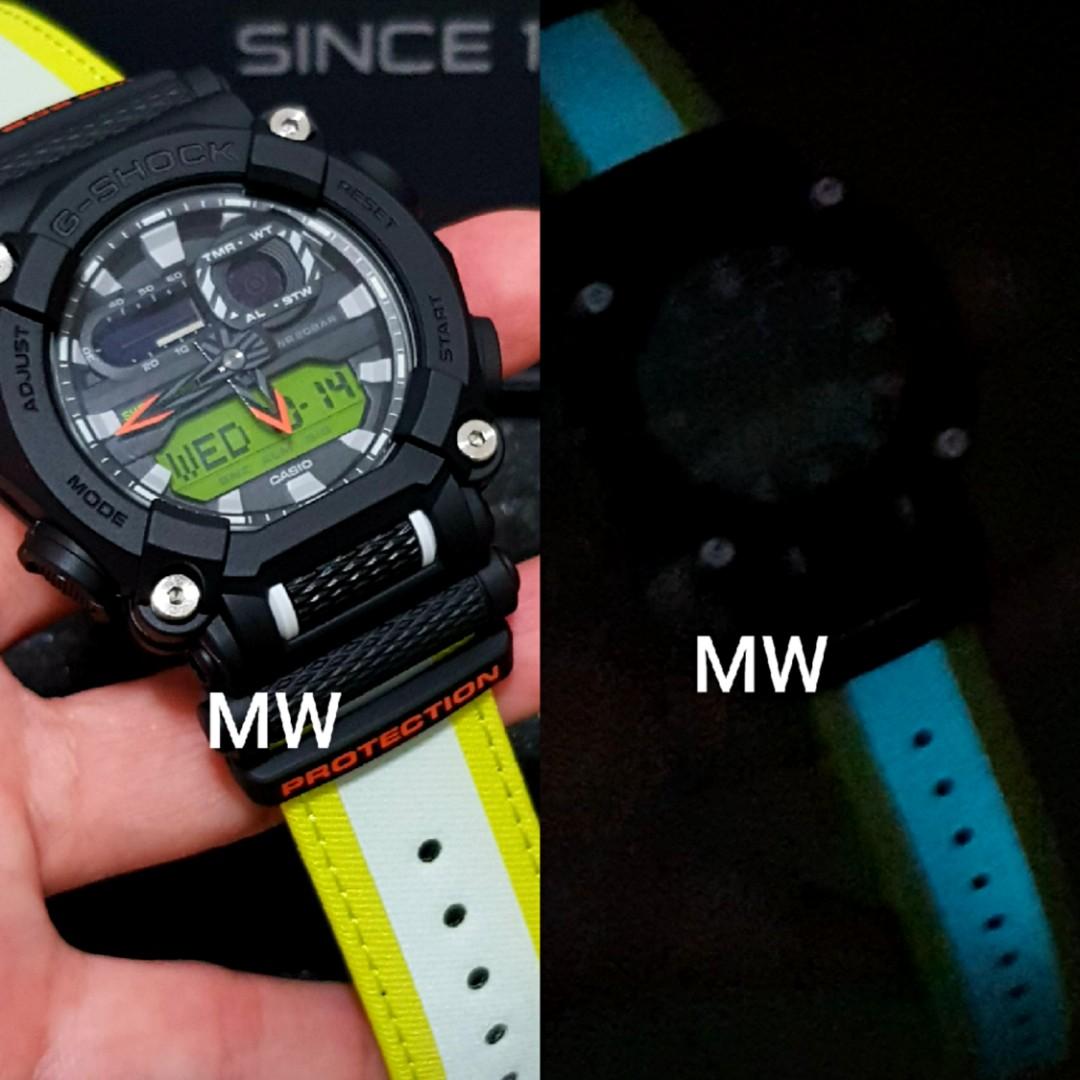 Casio G-Shock ga900 ga-900 ga-900e-1a3 graphics engraved tough ...