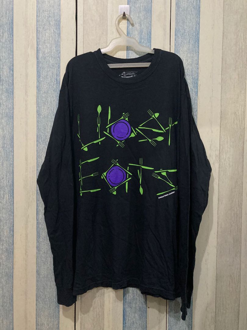 Chinatown Market Uber Eats Long sleeve shirt, Men's Fashion, Tops ...