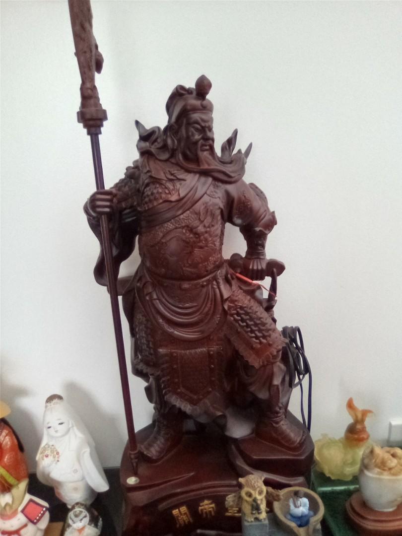 Chinese Warrior Guard HandCraft Detailed Design Statue, Hobbies & Toys ...