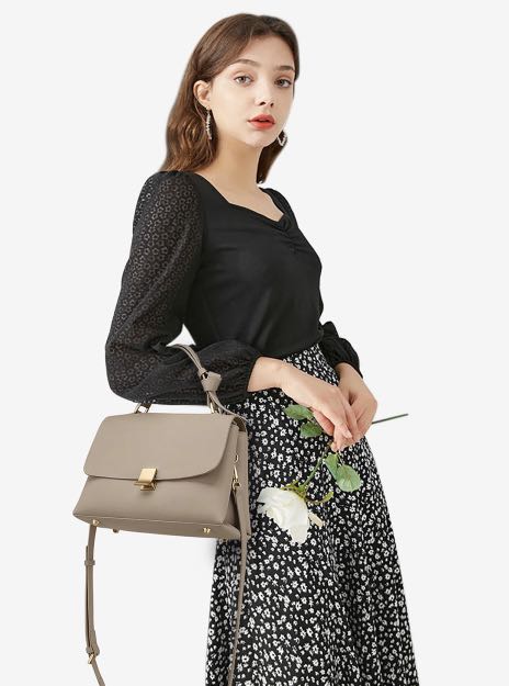 Cinvai Krose Cow Leather Handbag / Shoulder bag / crossbody bag, Women ...