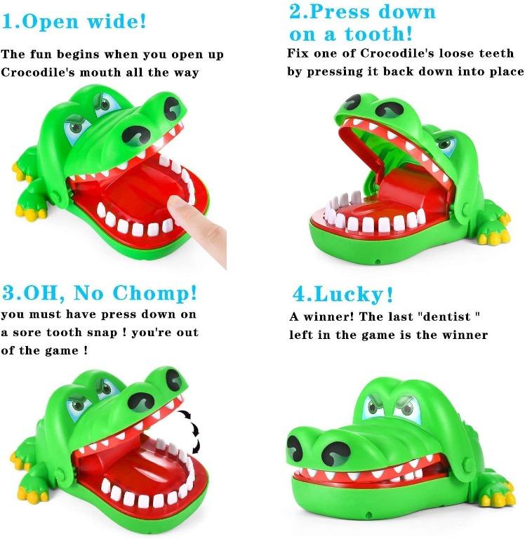 Crocodile Finger Biting Dentist Game Chomping Alligator Teeth Fun ...
