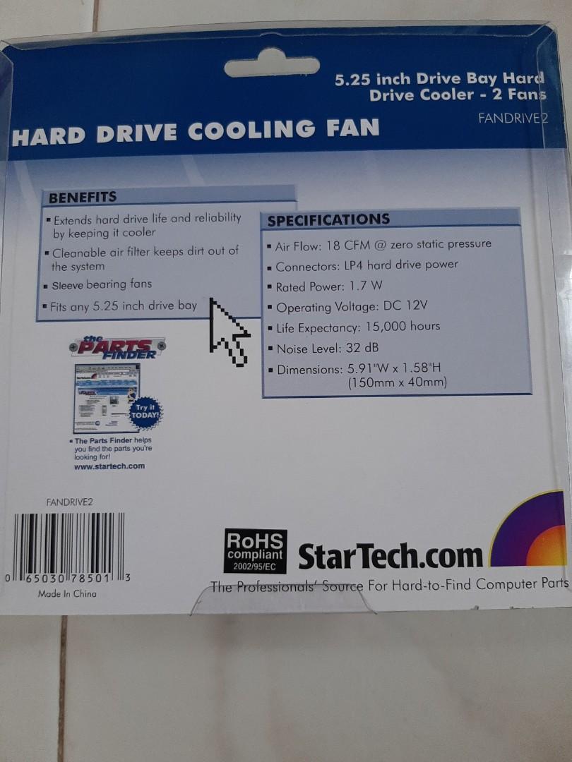 Deep cool ICE DISK 2 HDD cooler / Hard Drive cooling fan 5.25 inch ...