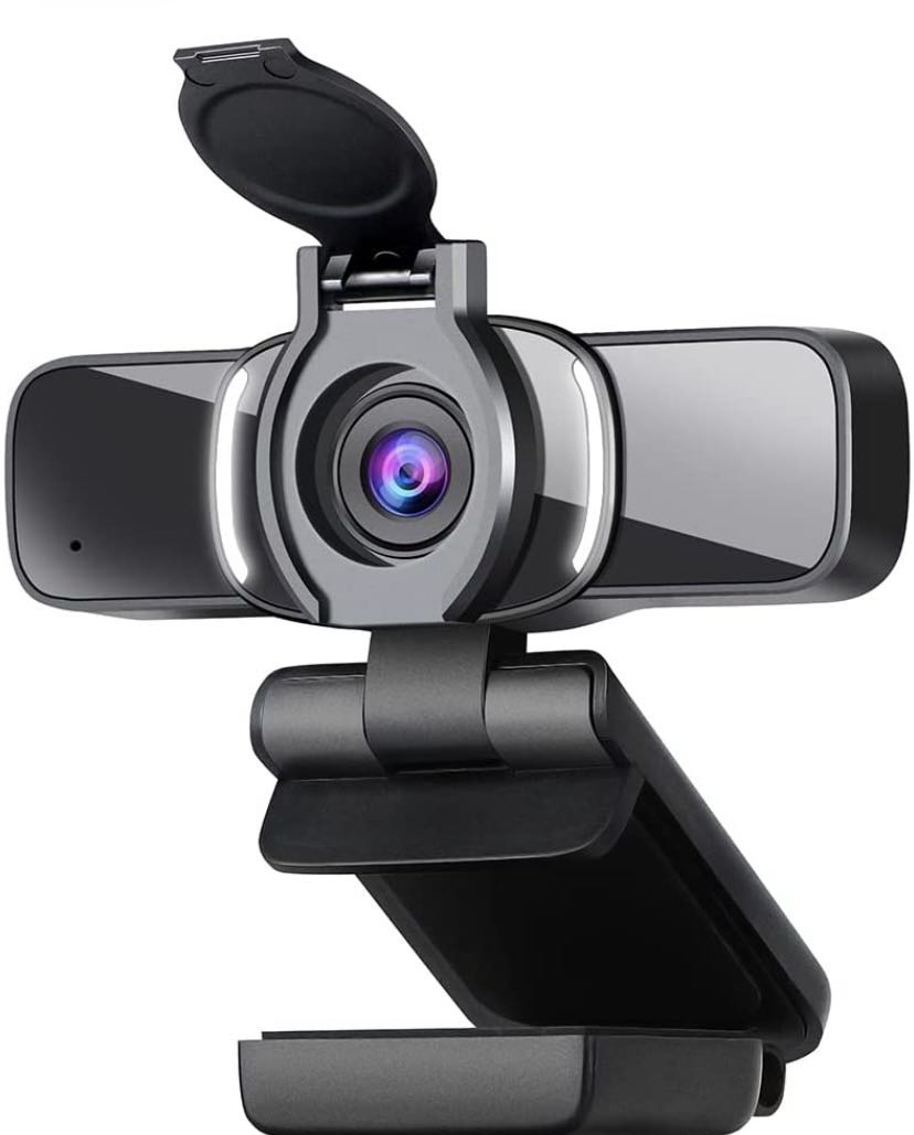 Dericam 1080P Webcam with Microphone, USB Webcam Computer Web Camera ...