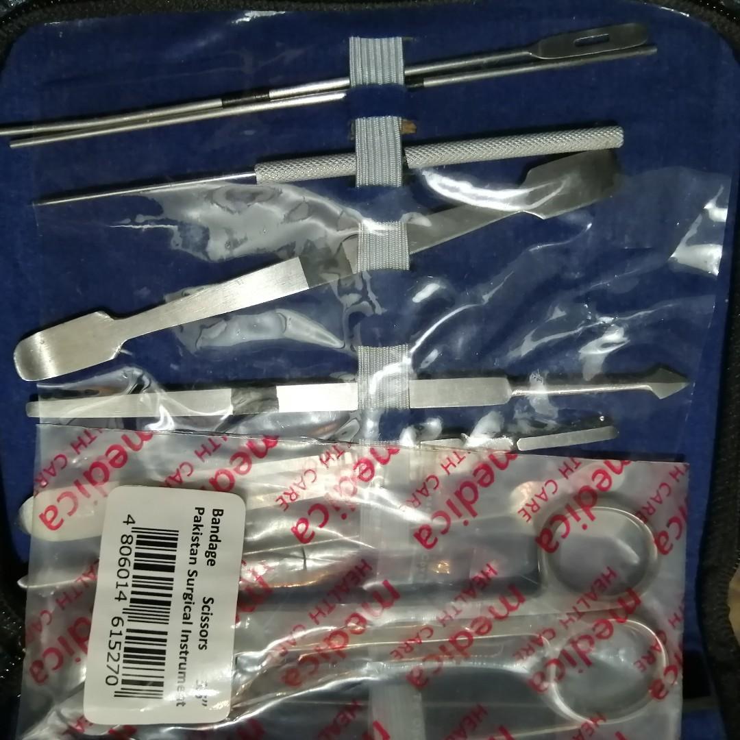 Secheron Germany Dissecting/Suture Medical kit FREE bandage scissors(1 ...