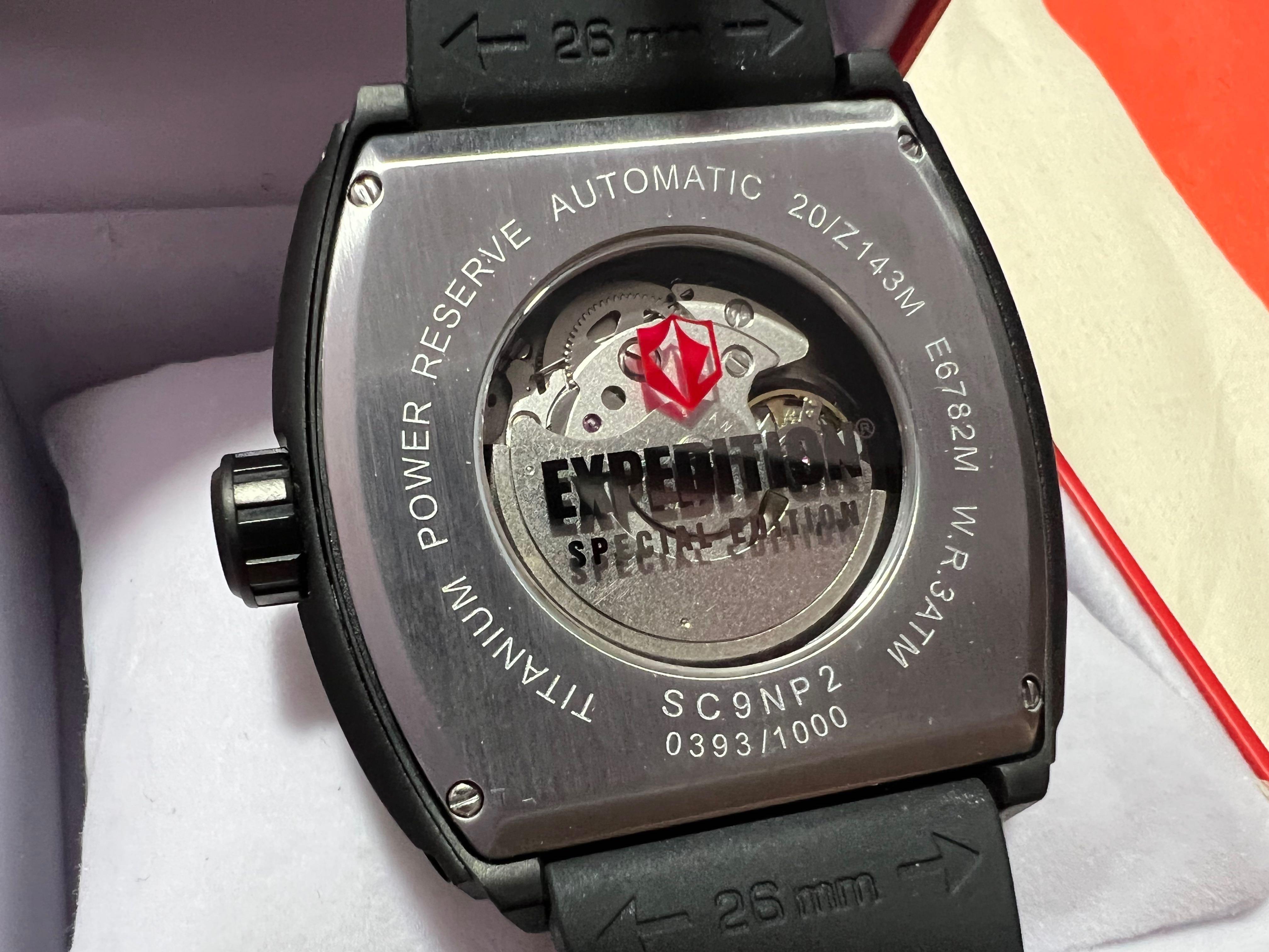 Expedition E6782MCR Automatic Titanium Watch Special Edition, Luxury ...
