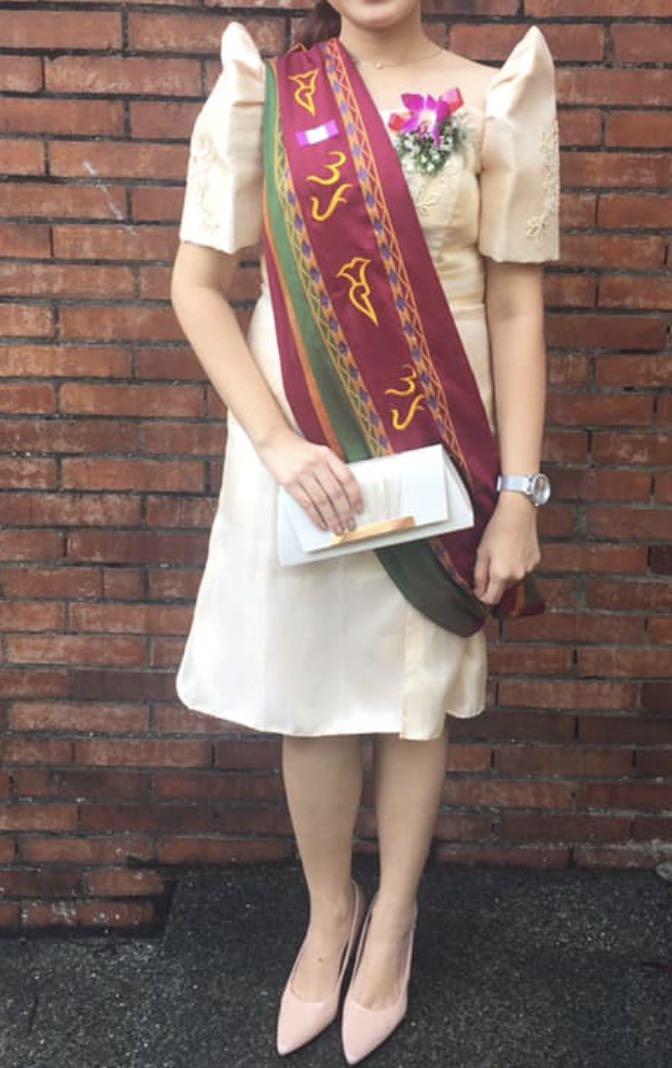 Filipiniana Dress, Women's Fashion, Dresses & Sets, Traditional ...
