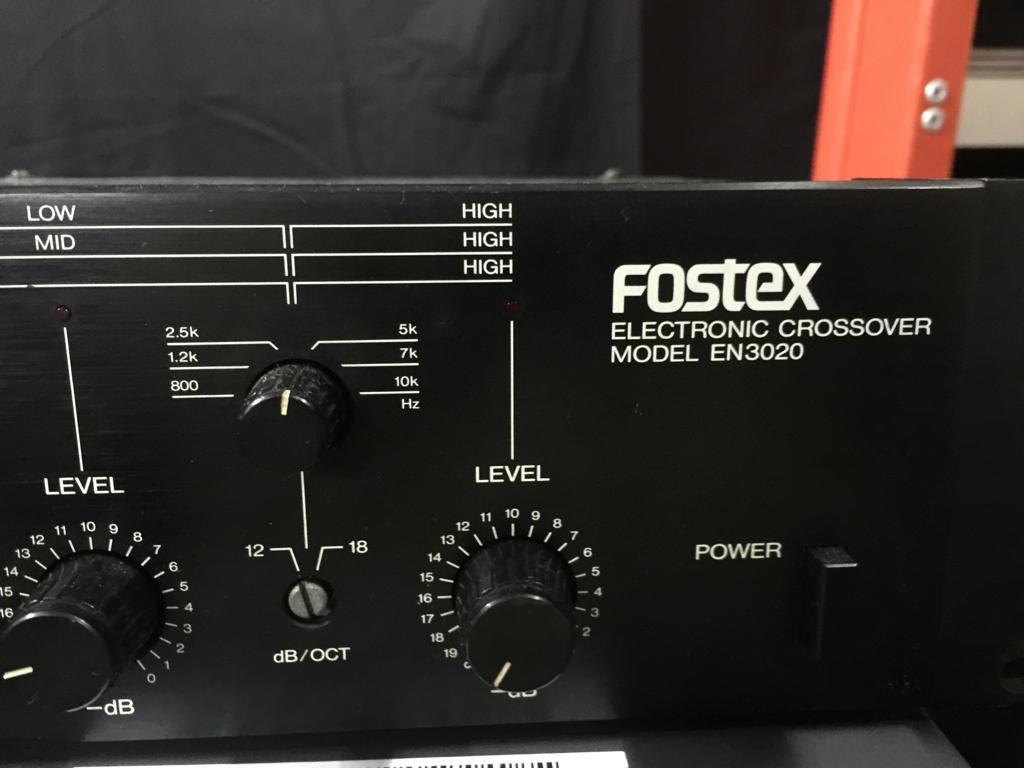 Fostex model EN3020 Electronic Crossover- made in Japan, Rare!, Audio ...