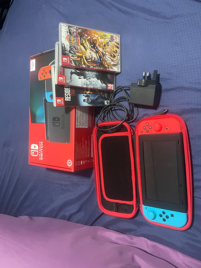 full set nintendo, Video Gaming, Video Game Consoles, Nintendo on Carousell