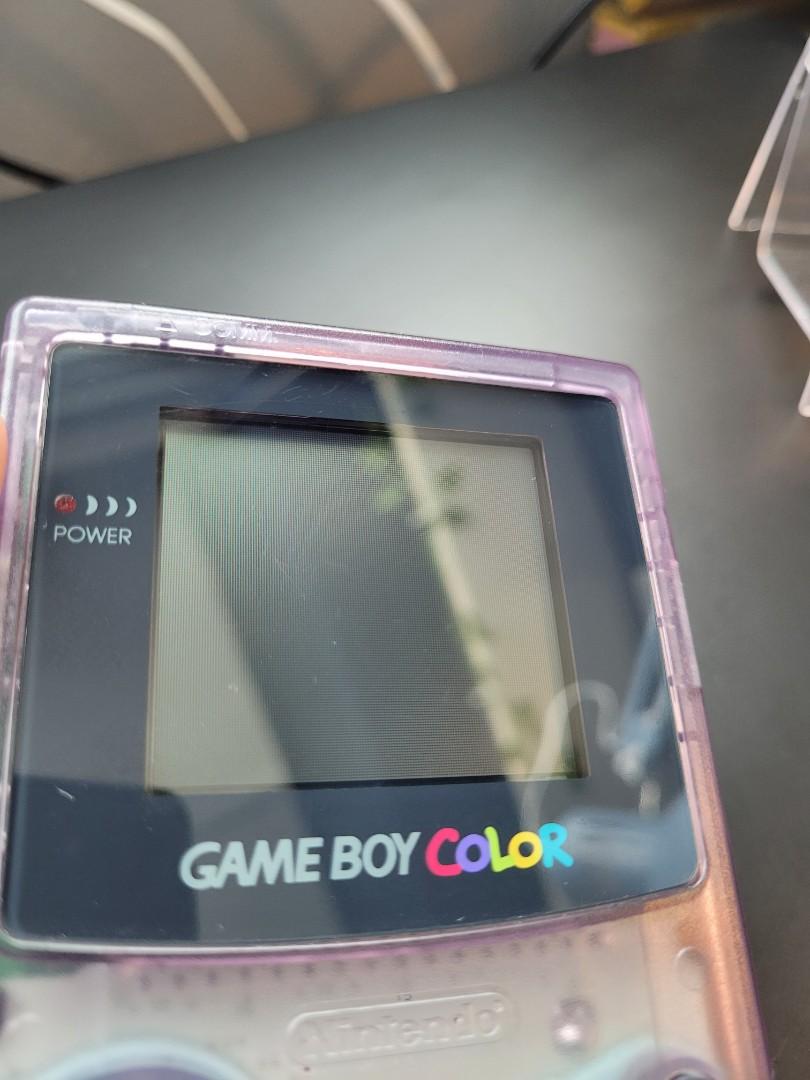 Gameboy Color (Clear Atomic Purple) Nintendo Game boy console GBC ...