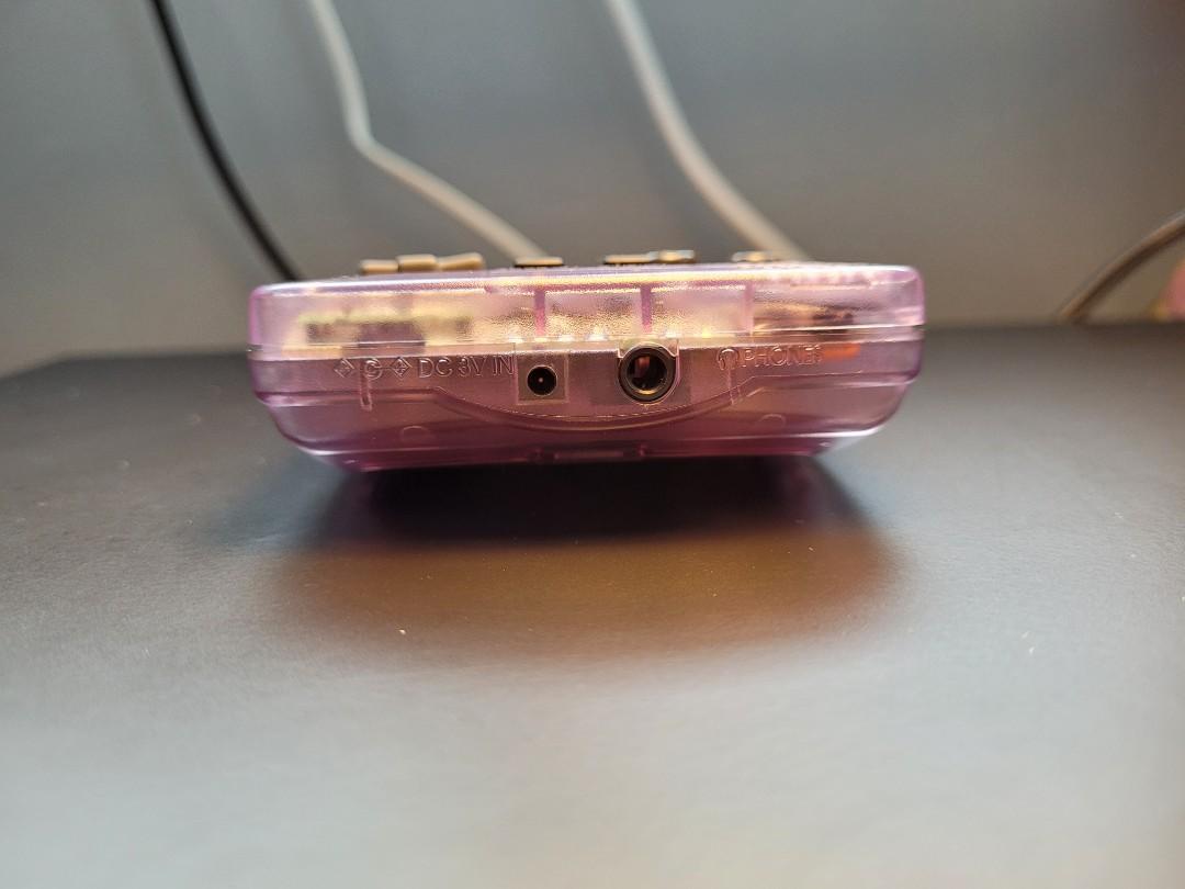 Gameboy Color (Clear Atomic Purple) Nintendo Game boy console GBC ...
