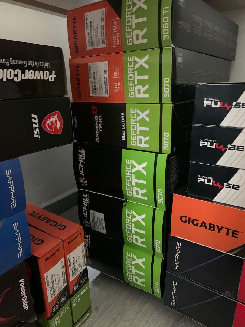 GPU boxes (graphics card box), Computers & Tech, Parts & Accessories ...