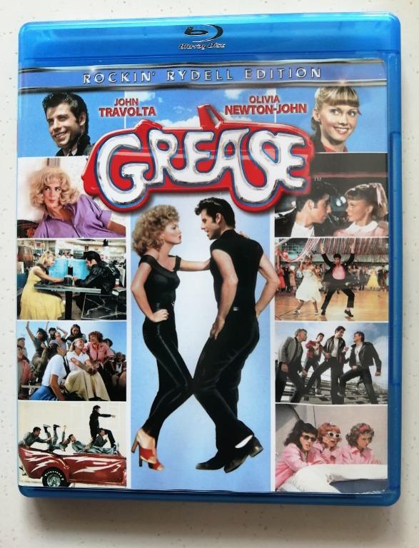 Grease (Genuine Blu-Ray, Amazon USA Imported Bluray, 1080p 16x9 Dolby ...