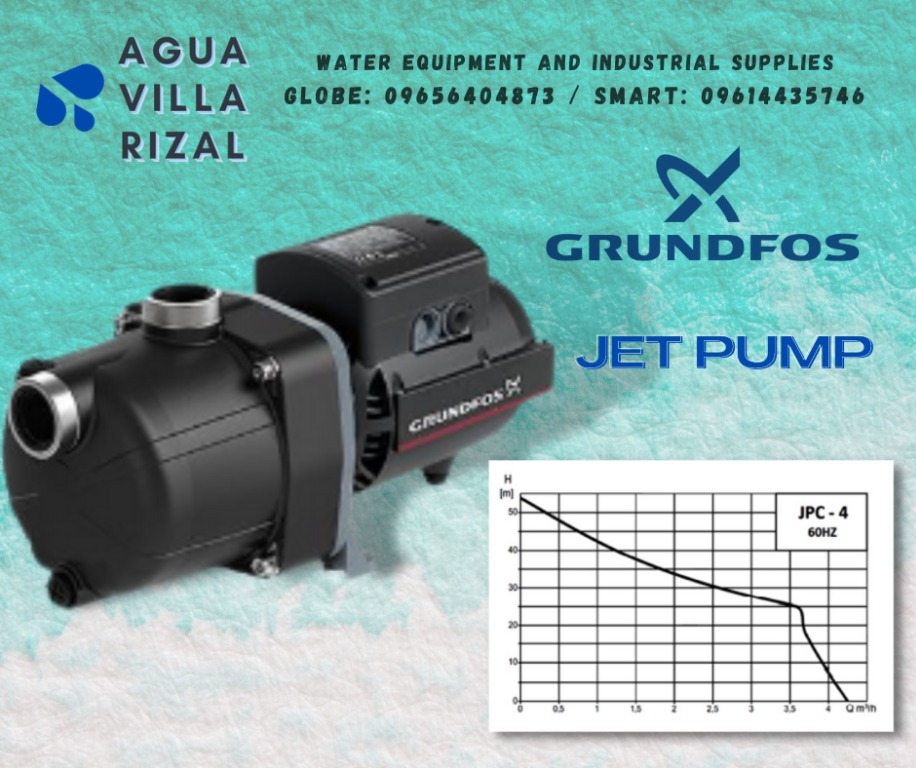 GRUNDFOS JET PUMP (1HP), Furniture & Home Living, Gardening, Hose and ...