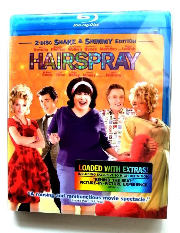Hairspray [2-disc] (Genuine Blu-Ray, Amazon USA Imported Bluray, 1080p ...