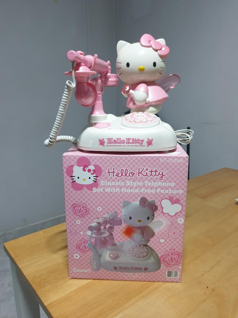 Hello Kitty Classic style Telephone set with Hand-free feature, Hobbies ...