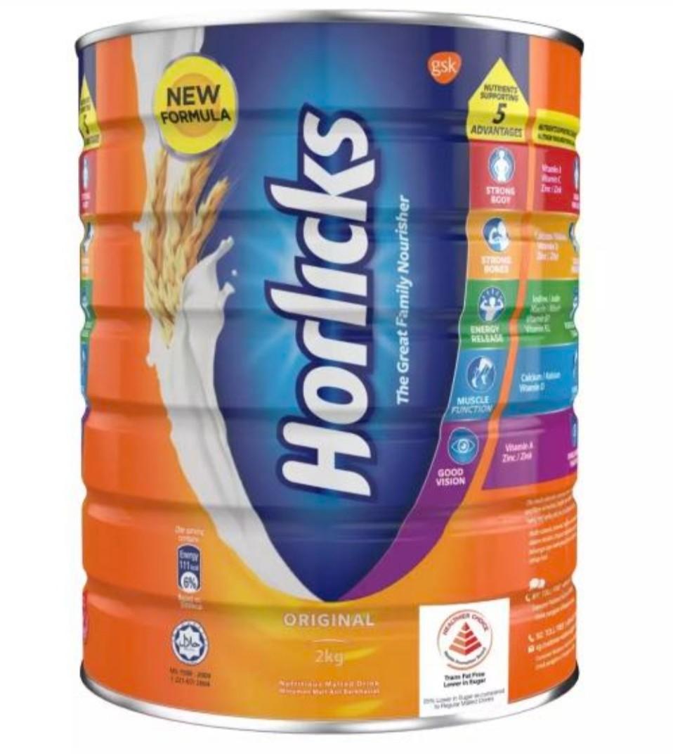 Horlicks 2kg , Food & Drinks, Beverages on Carousell