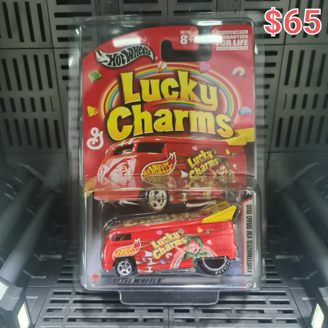 Hot Wheels Drag Bus Lucky Charms, Hobbies & Toys, Toys & Games on Carousell