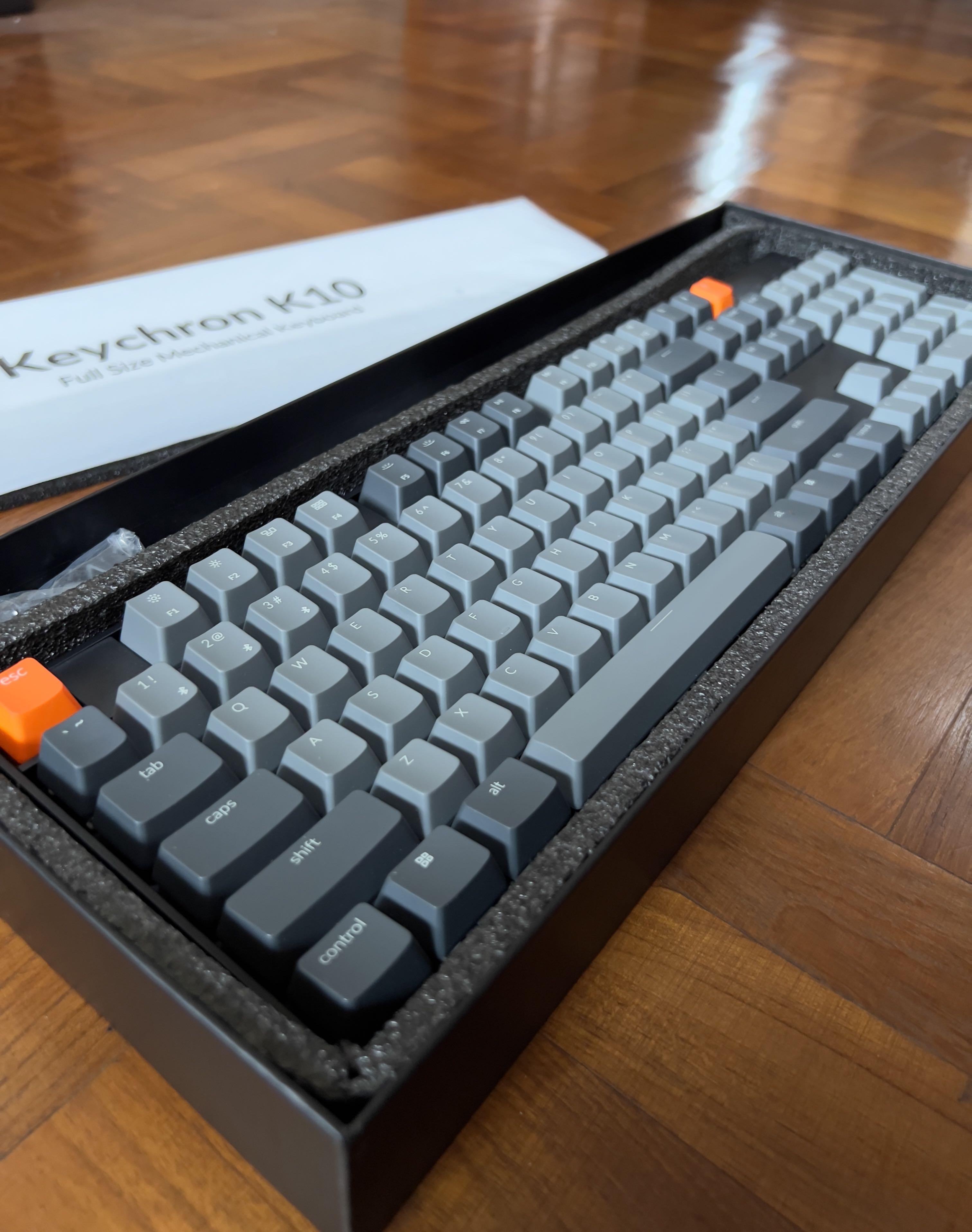 Keychron K10 Mechanical Keyboard, Computers & Tech, Parts & Accessories ...