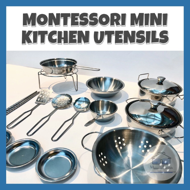 Kids Kitchen Utensils Play Set (Children Pretend Play), Hobbies & Toys ...