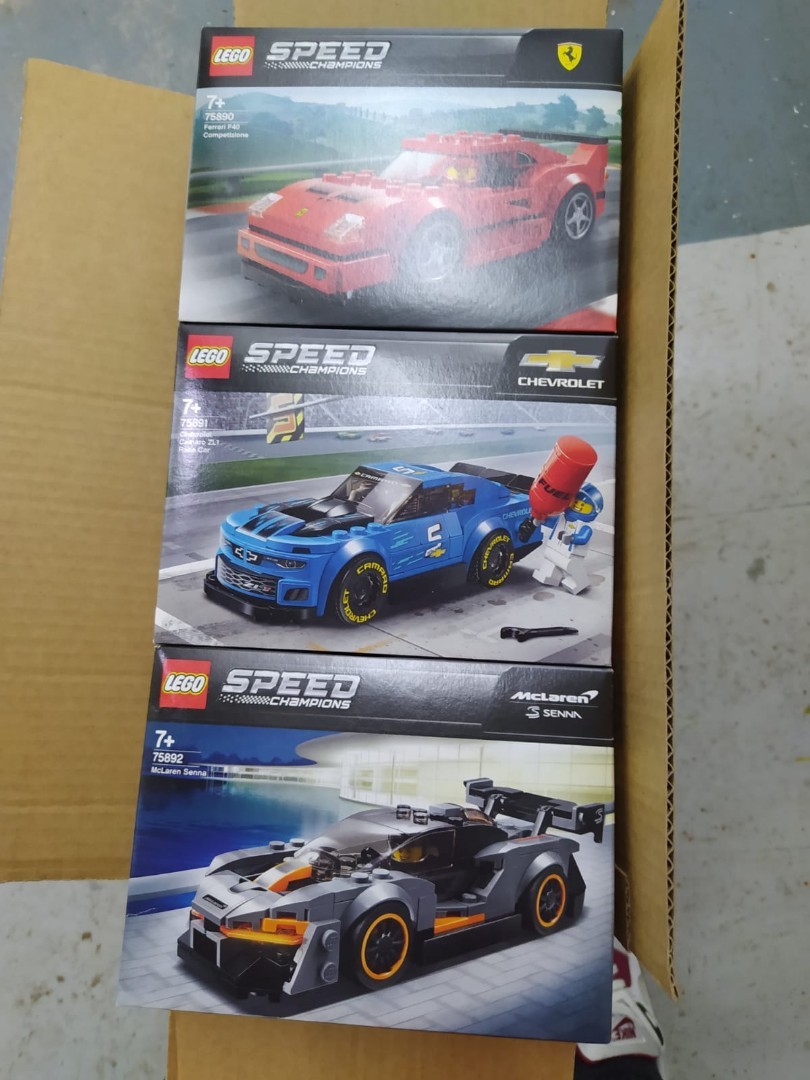 LEGO Speed Champion 75890 75891 75892, 興趣及遊戲, 玩具 & 遊戲類 - Carousell
